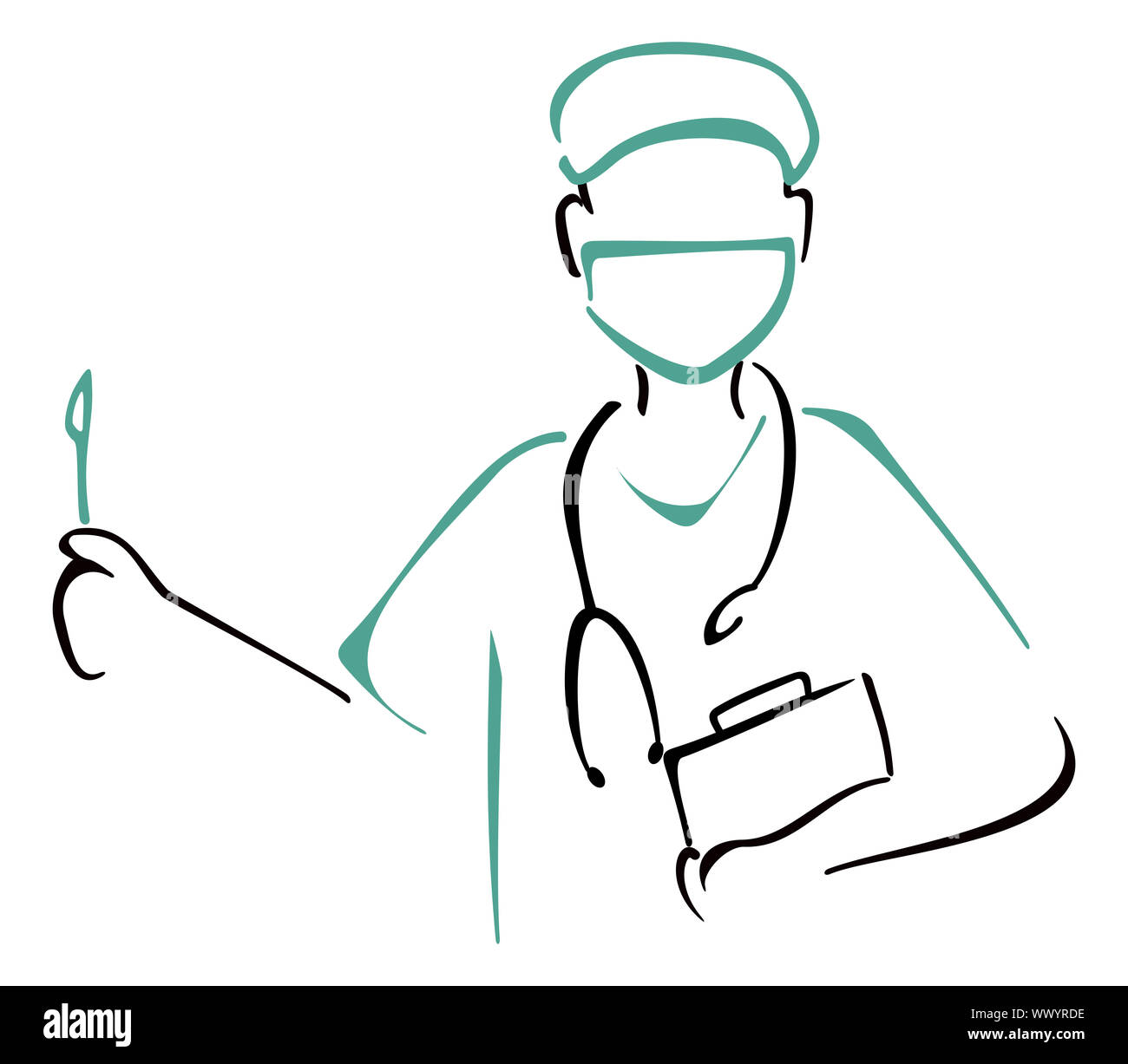 Hospital sketch hi-res stock photography and images - Alamy