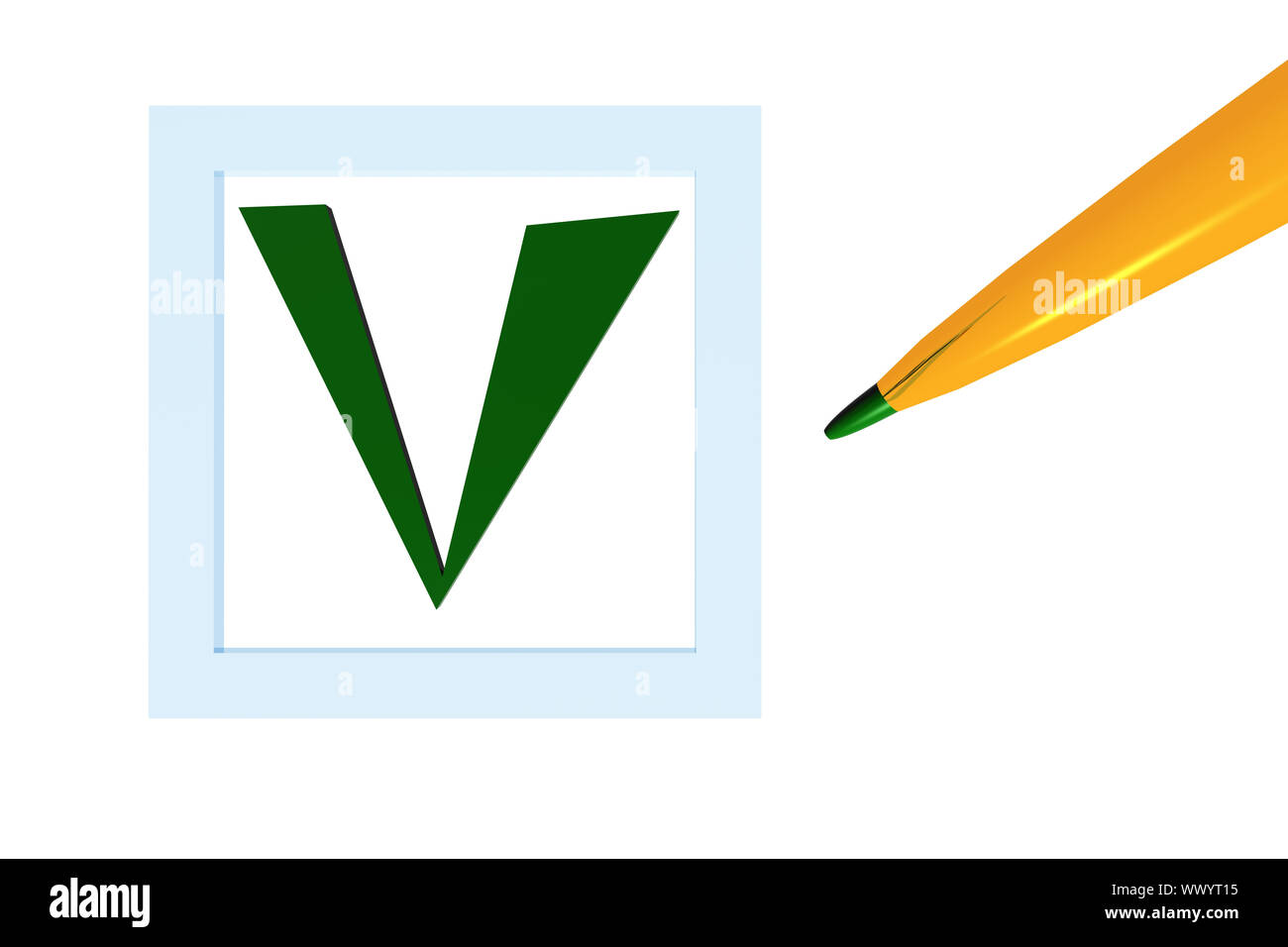 Check mark icon confirmation hi-res stock photography and images - Alamy