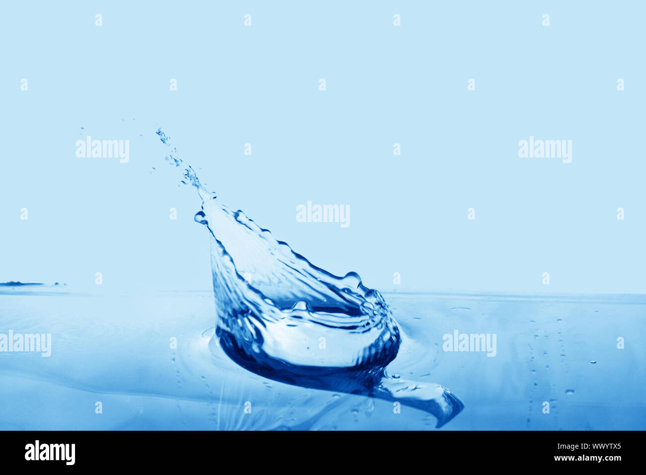 blue clean beauty water splash Stock Photo - Alamy