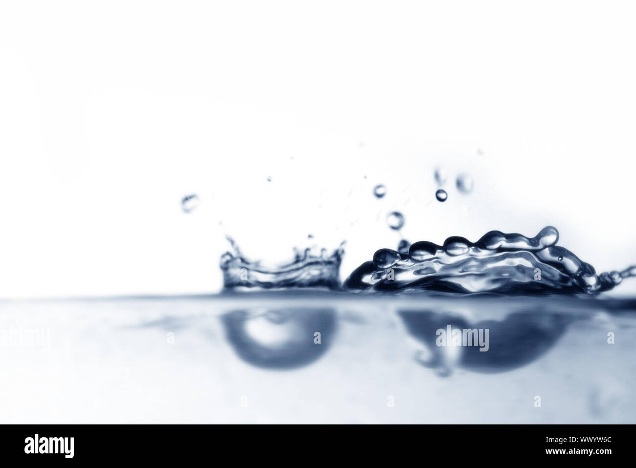 water splash close-up aqua backgrounds Stock Photo - Alamy