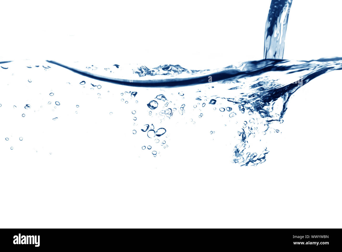 Falling jet water Cut Out Stock Images & Pictures - Alamy