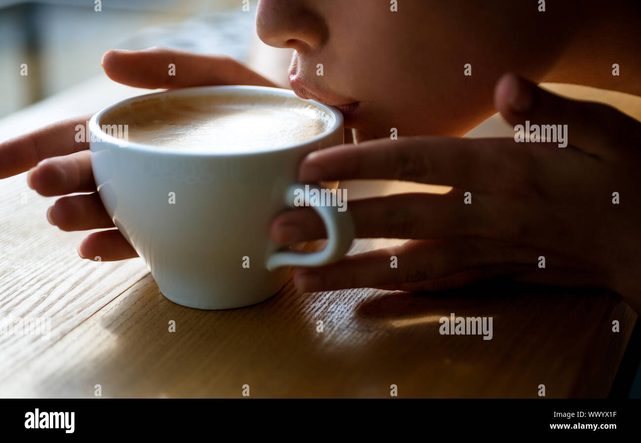 Wakening woman bed hi-res stock photography and images - Alamy