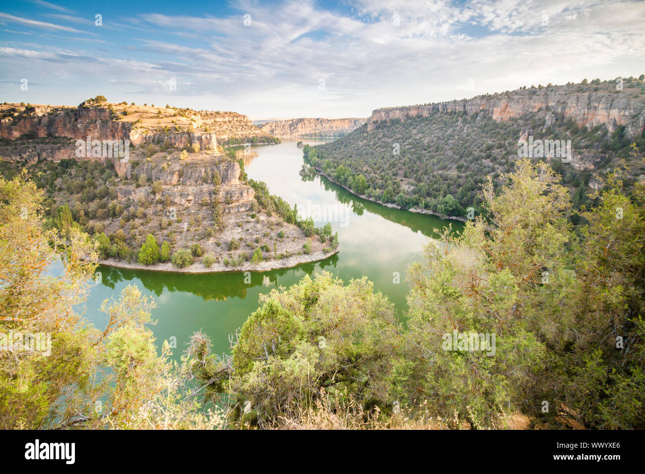 Natural Park of Hoces del Río Duratón, Segovia, Spain Stock Photo - Alamy