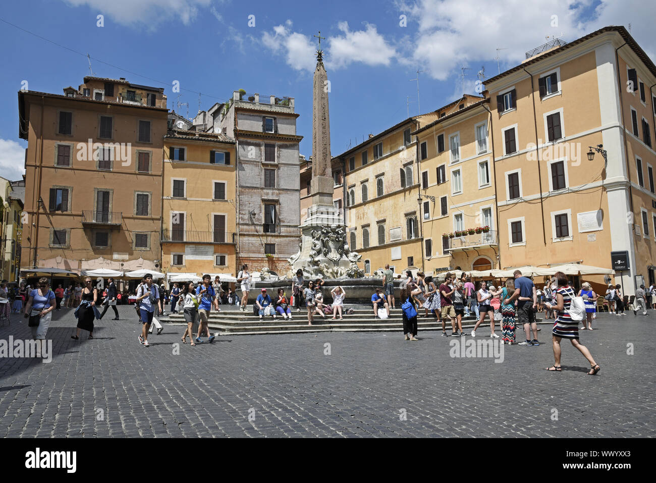 Piazza della Rotonda, square, Rome, Italy, Europe Stock Photo - Alamy