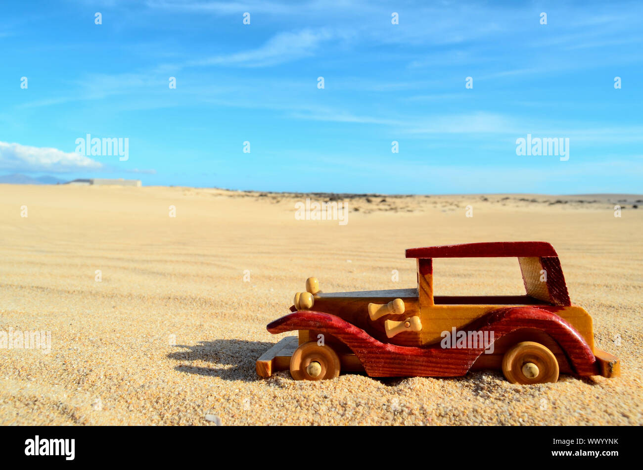 Object in the Dry Desert Stock Photo - Alamy