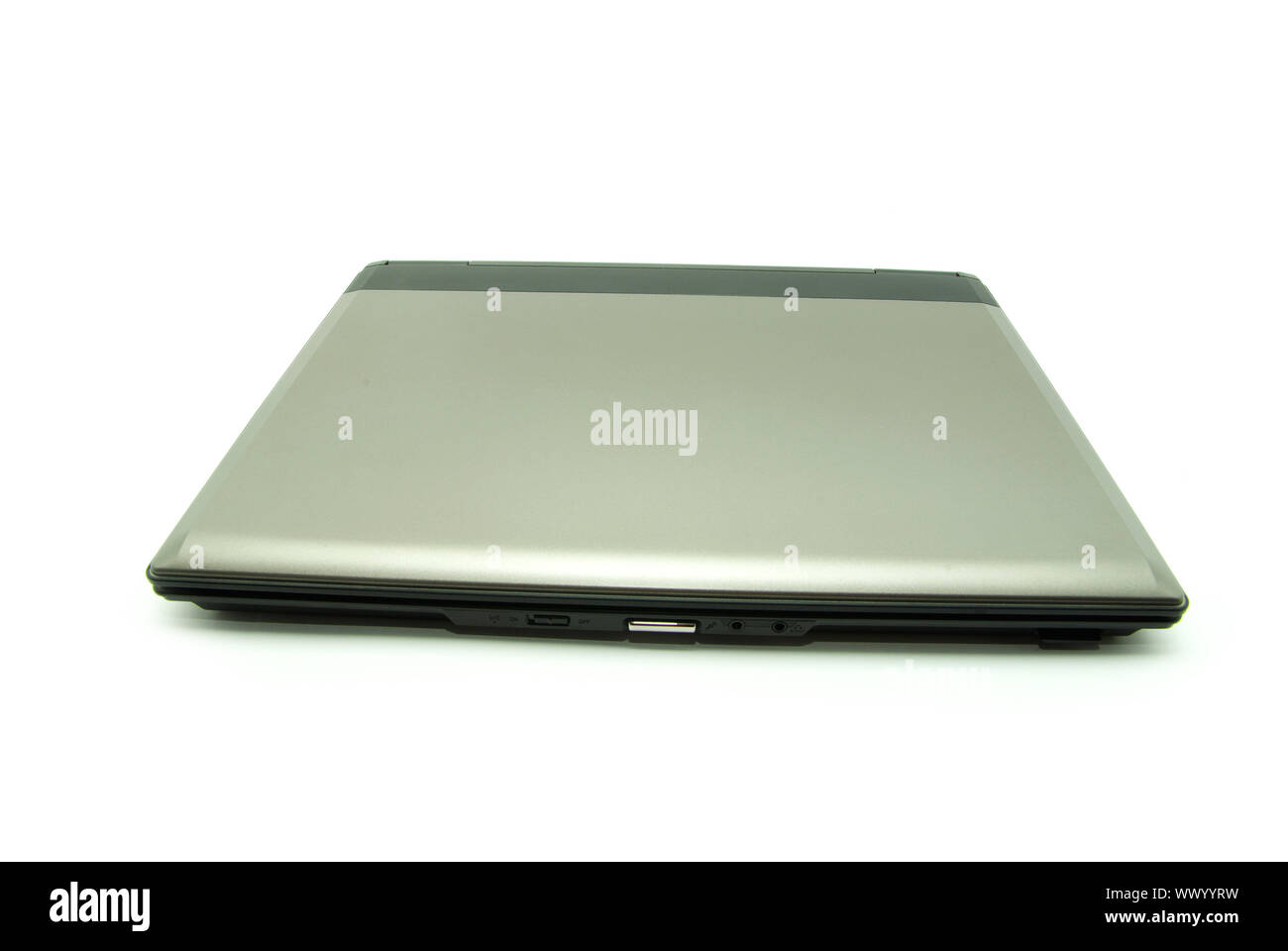 Notebook personal computer on white background Stock Photo - Alamy