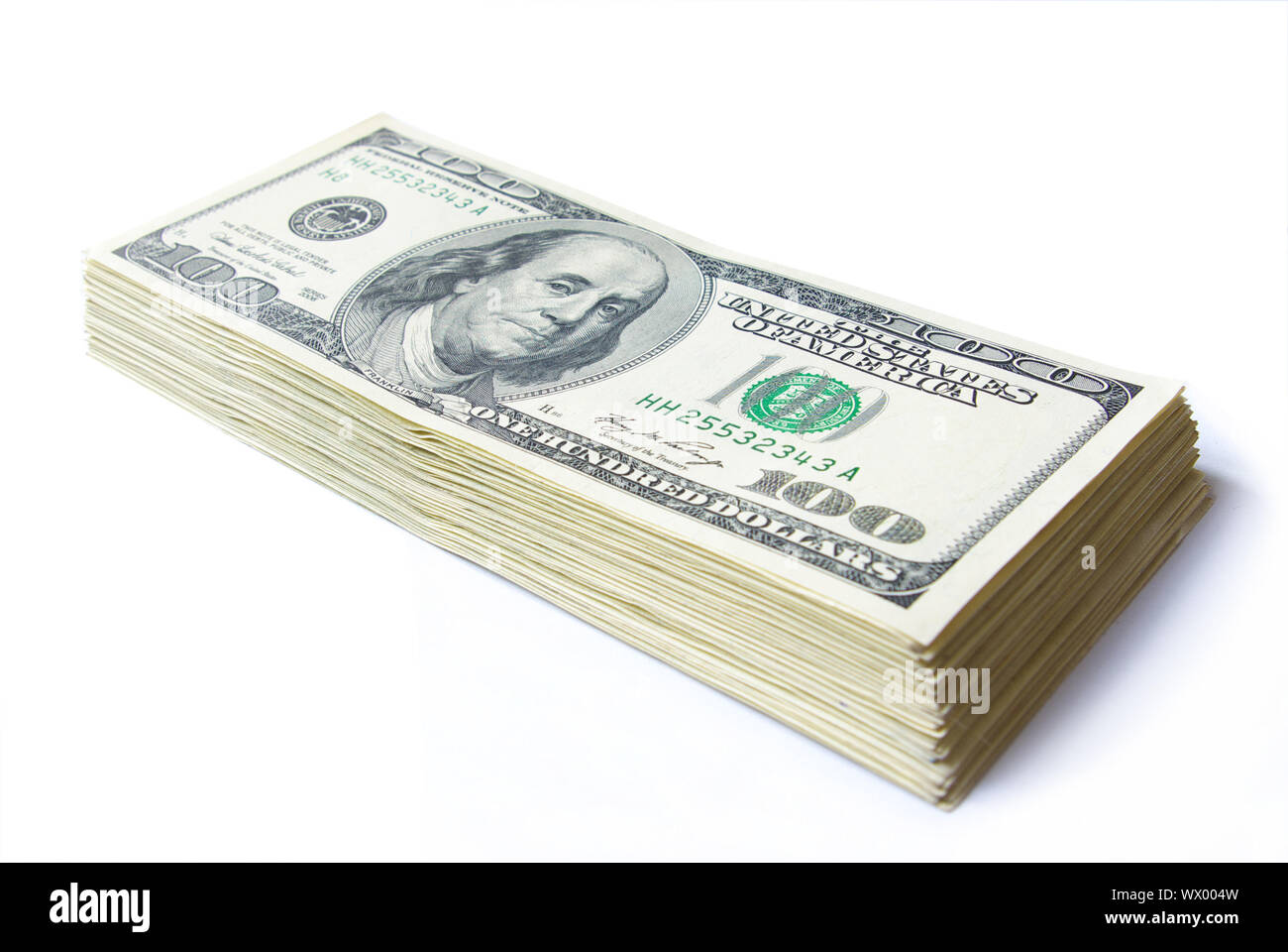 stock money on the white background Stock Photo - Alamy