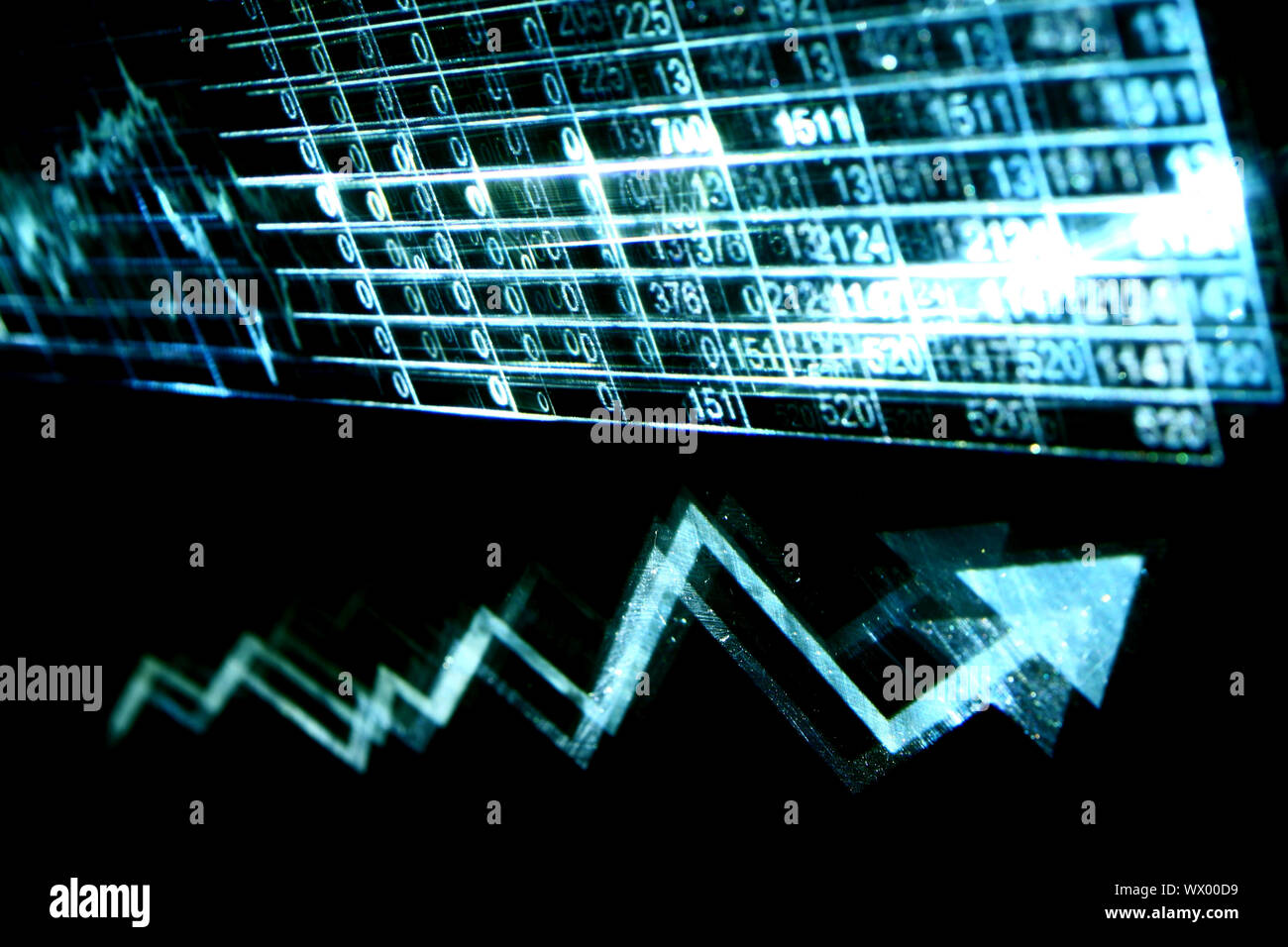 financial abstract background in fast motion Stock Photo - Alamy