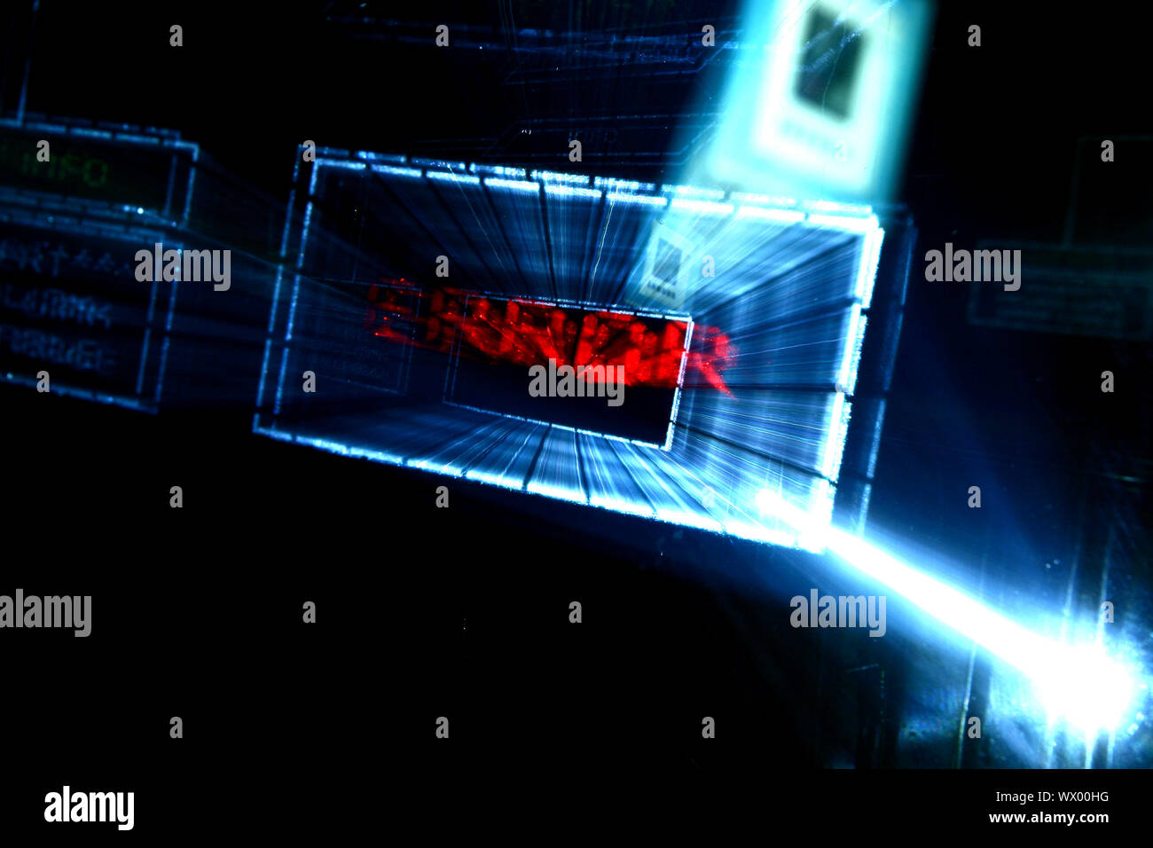 main menu error abstract background Stock Photo - Alamy