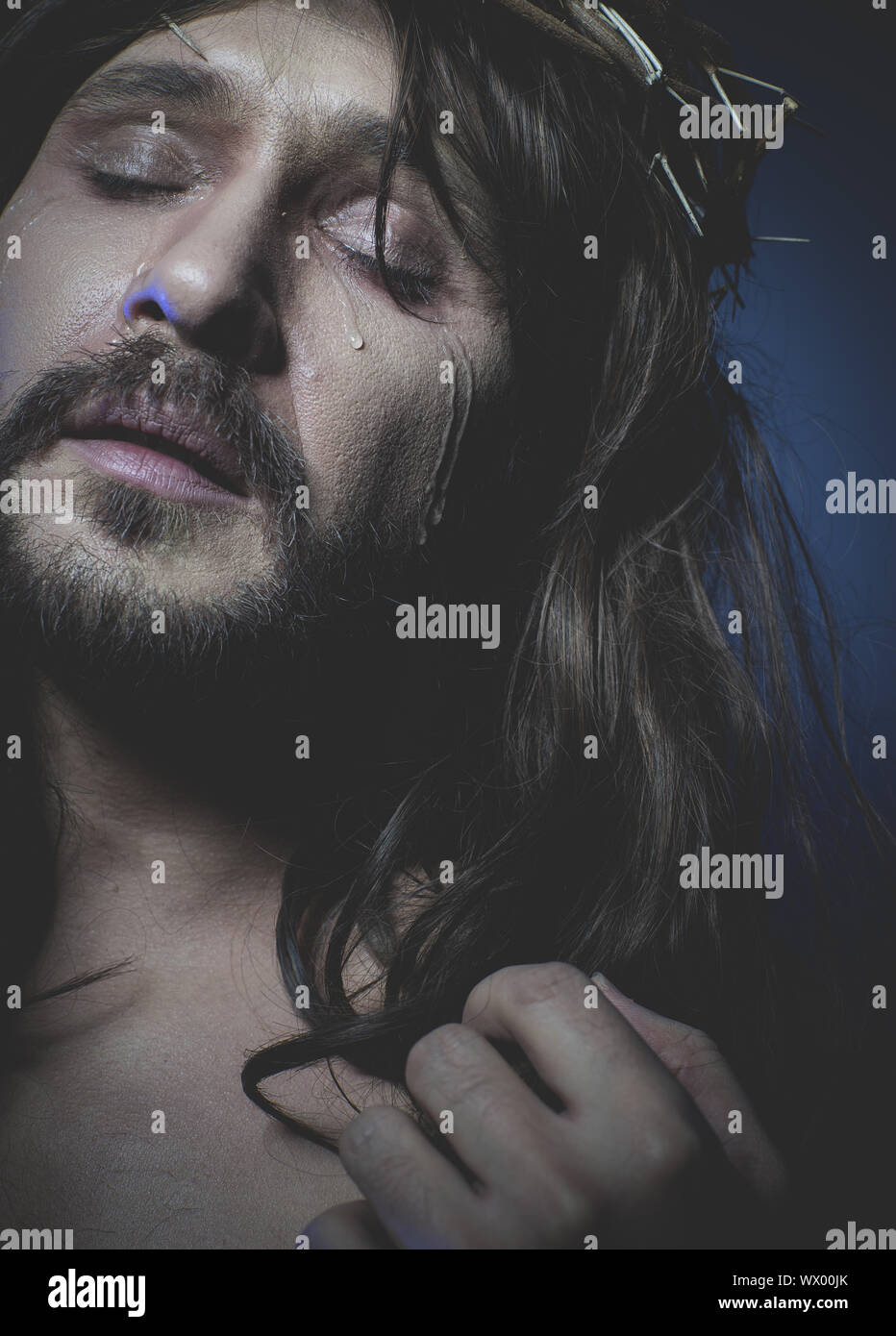 Messiah Jesus of Nazareth, representation of the Calvary of Jesus, son ...