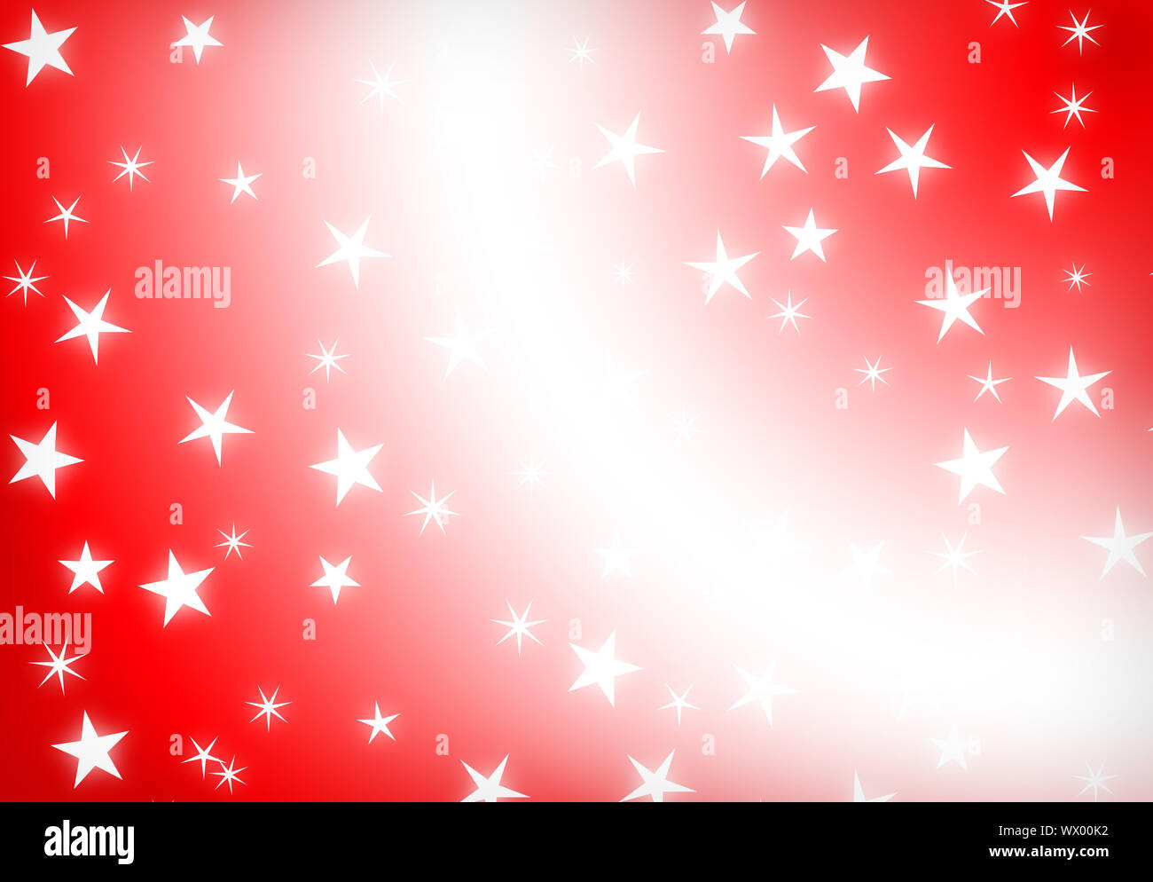 abstract red christmas background white stars Stock Photo - Alamy