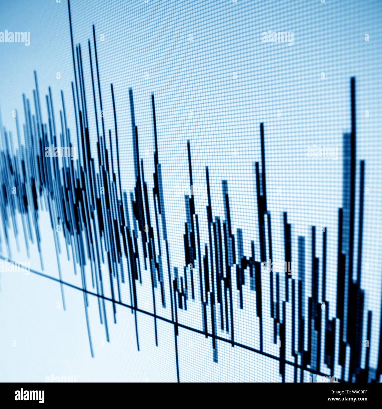 sound audio wave abstract background Stock Photo - Alamy