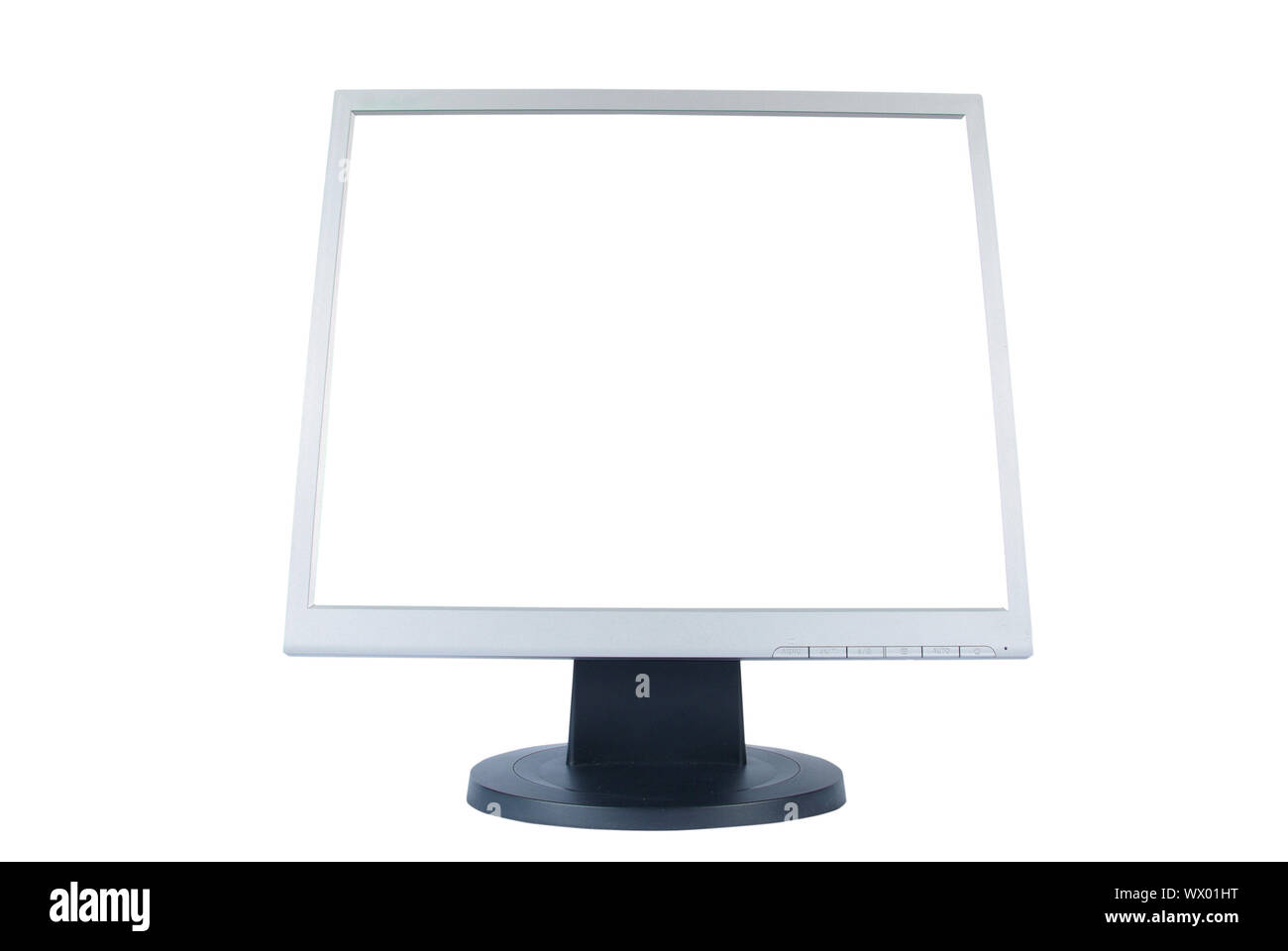 monitor isolated over white background Stock Photo - Alamy