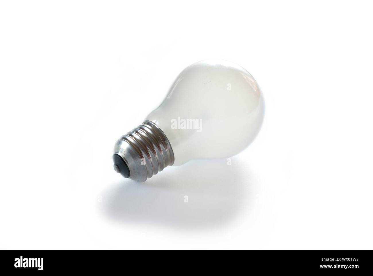Electric bulb on a white background Stock Photo - Alamy