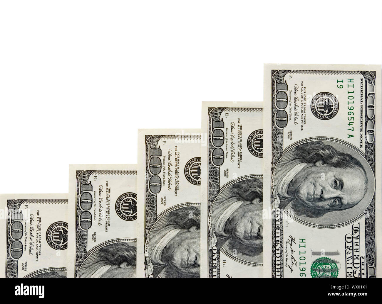 Money on the white background Stock Photo - Alamy