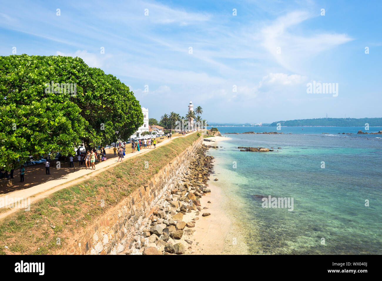 The old part of the city Galle, The district Galle Fort Stock Photo - Alamy