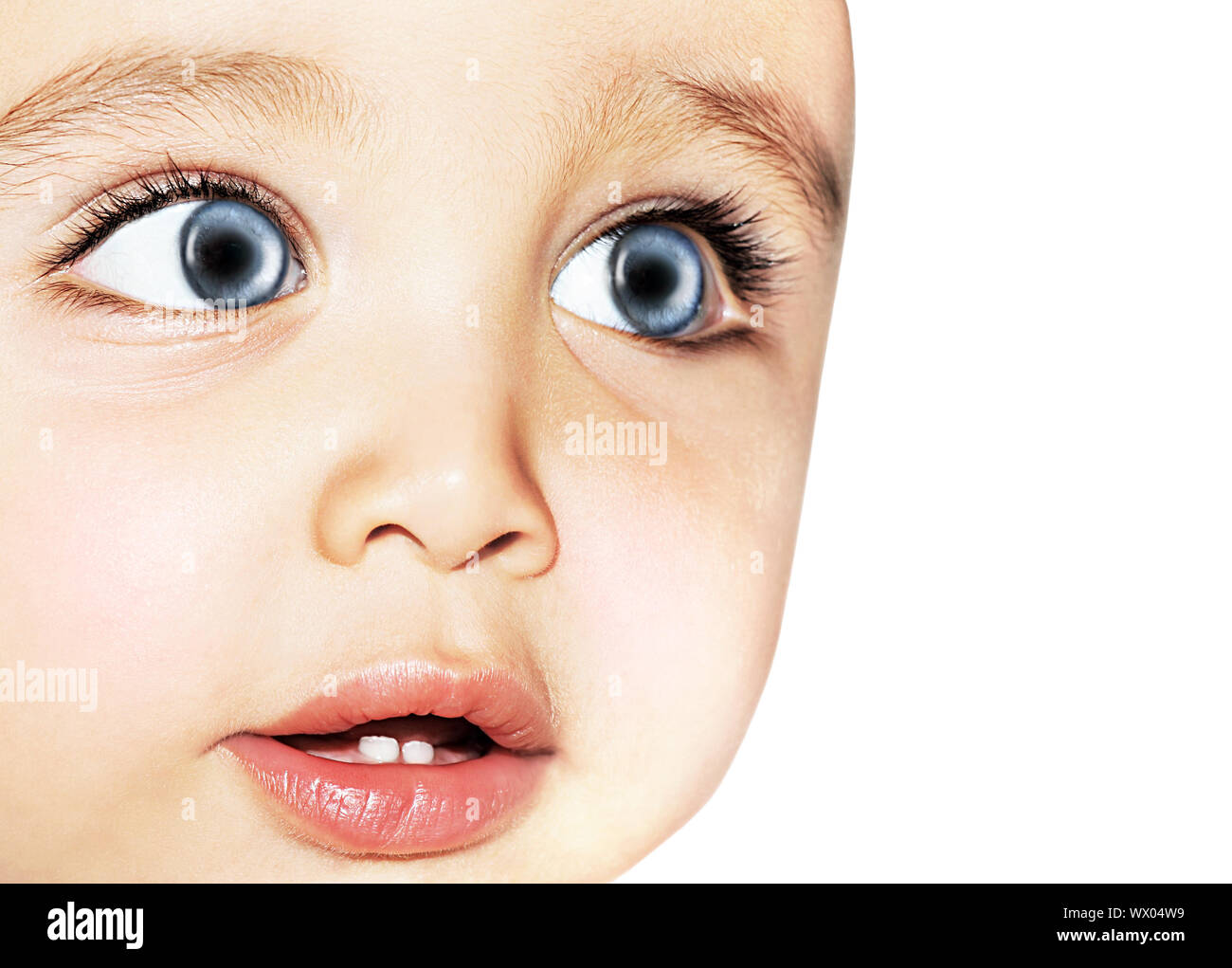 Cute baby face Stock Photo - Alamy