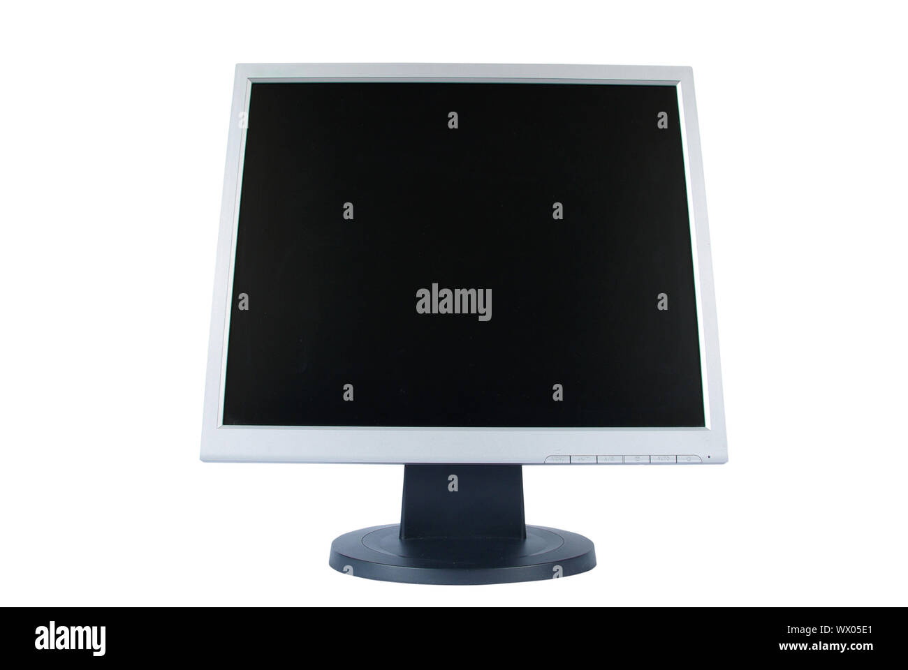 monitor isolated over white background Stock Photo - Alamy