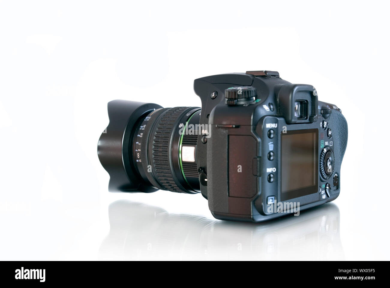 photo camera isolated on white Stock Photo - Alamy