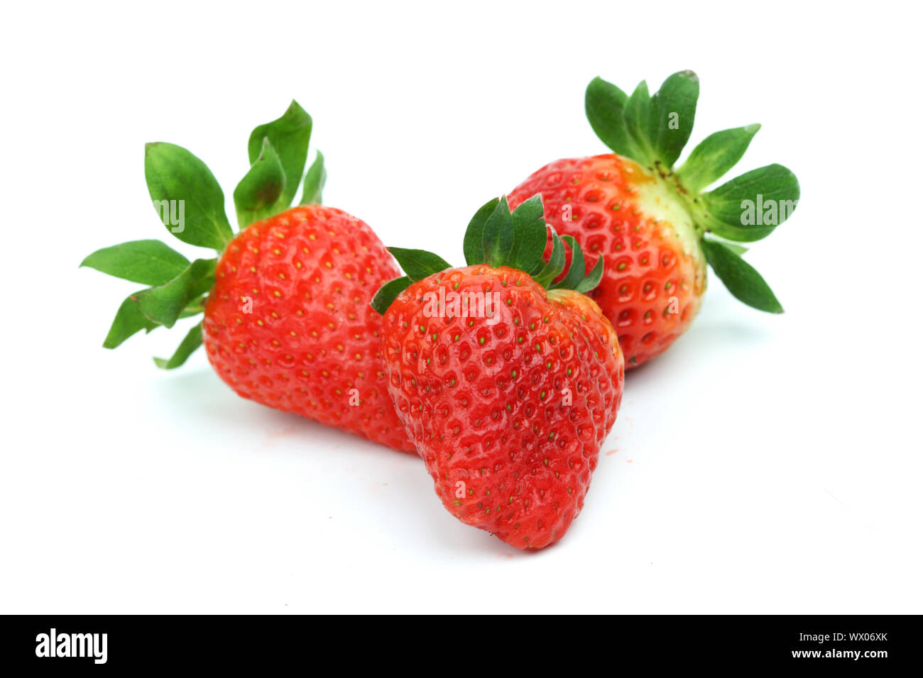 strawberry pile isolated Stock Photo - Alamy