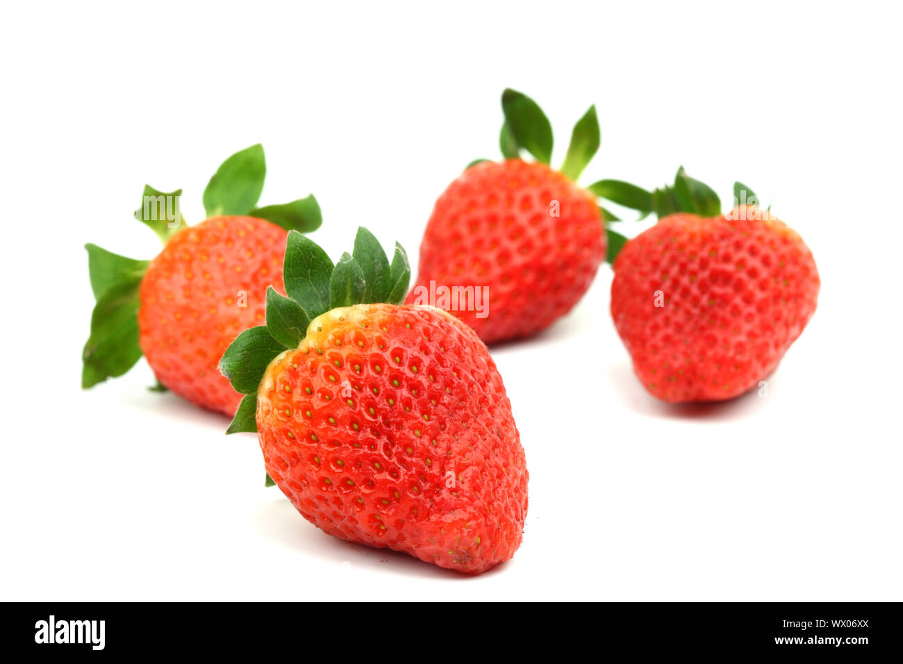 strawberry pile isolated Stock Photo - Alamy
