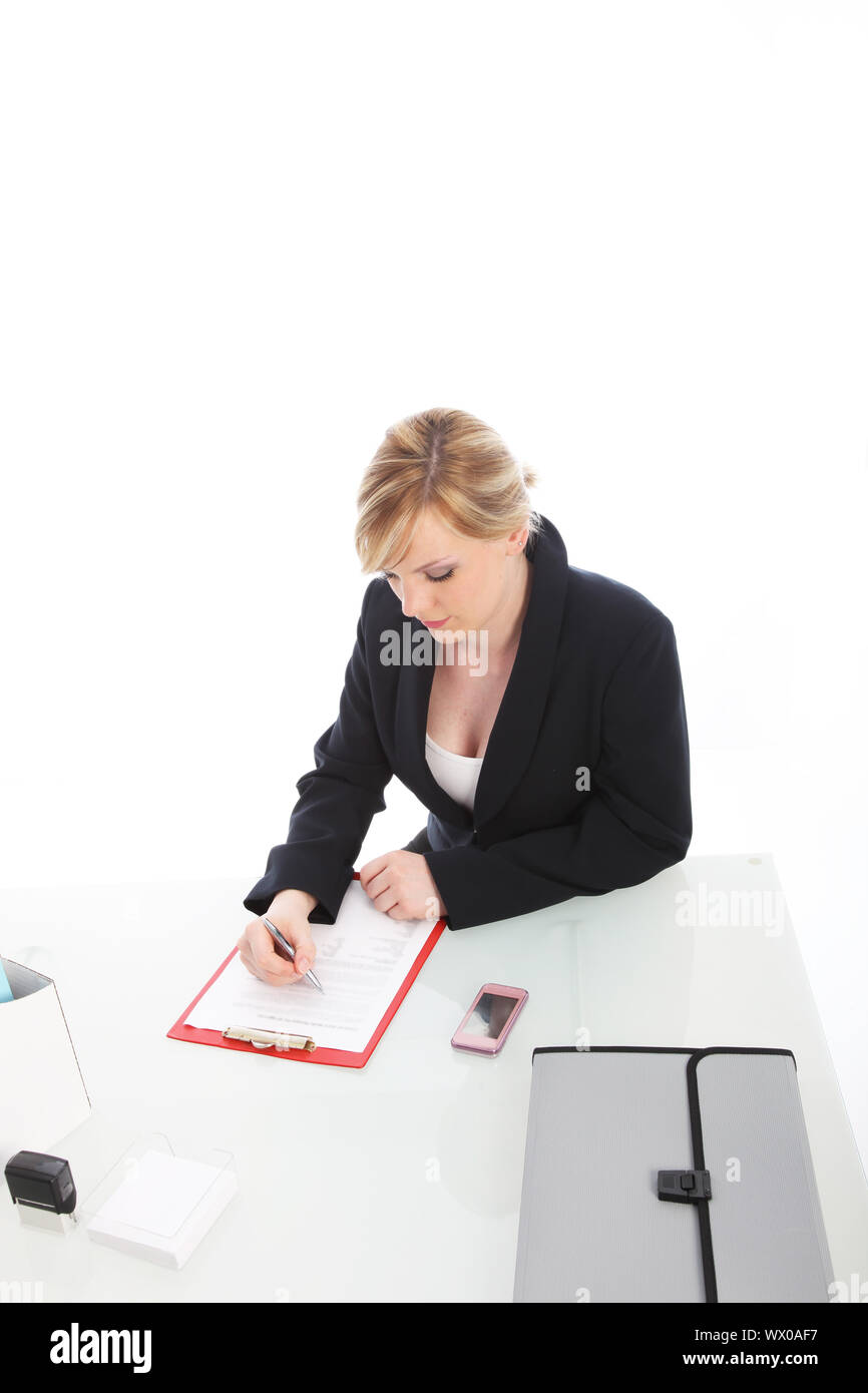 Completing a questionnaire hi-res stock photography and images - Alamy