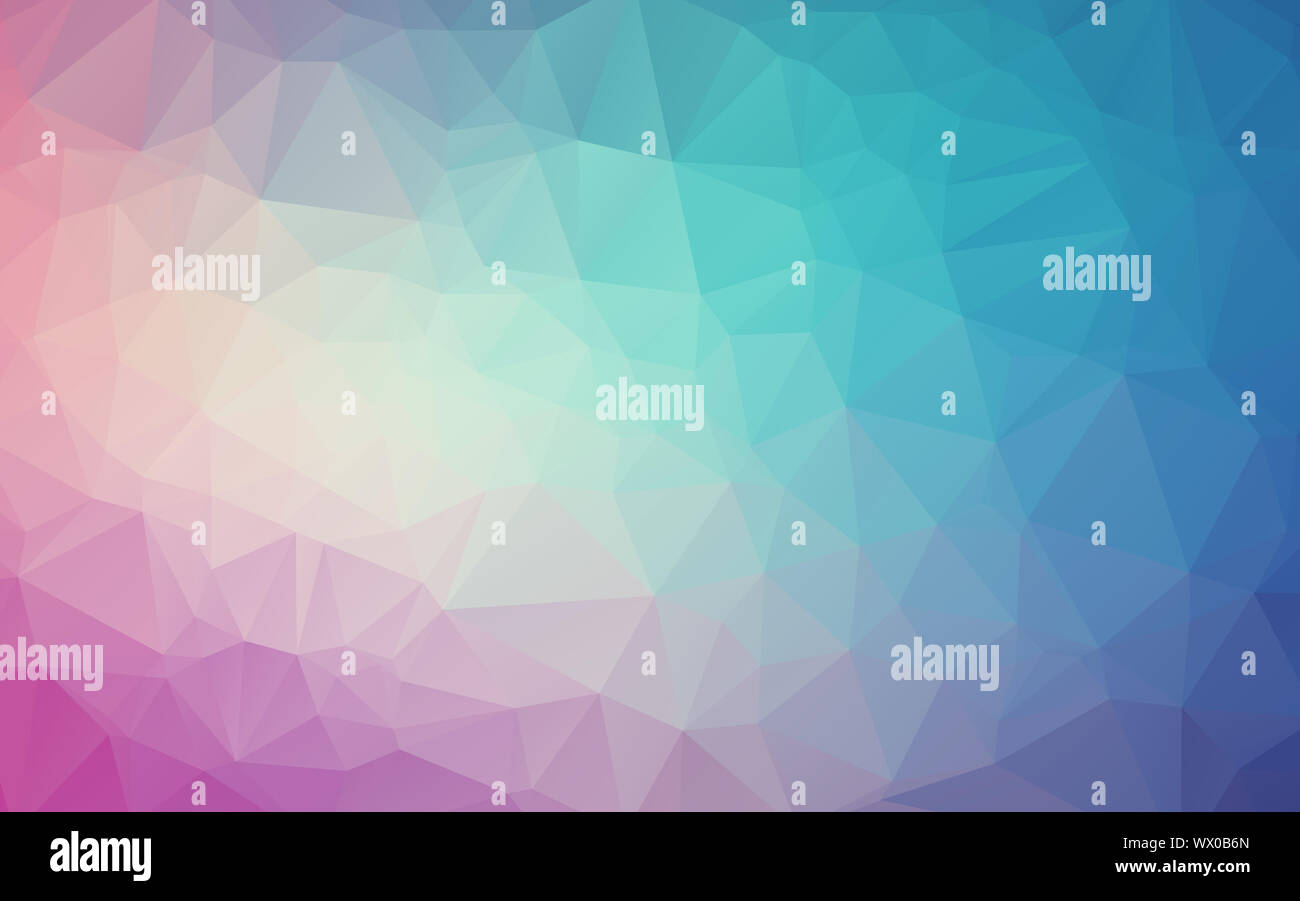 abstract irregular polygon background with a triangle pattern in full multi color - low poly ...