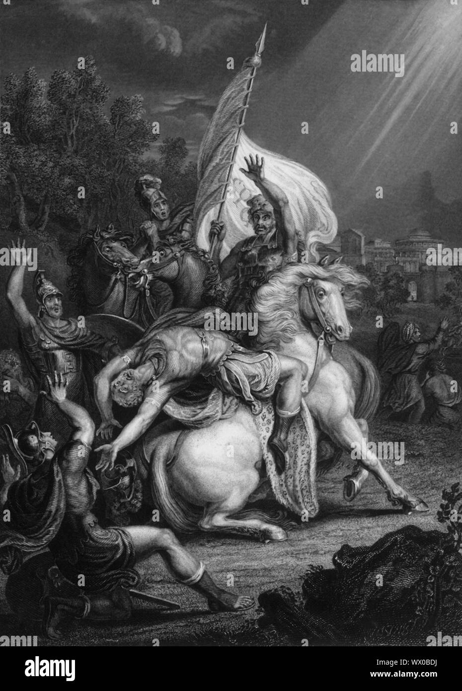 'Saul, Saul, why persecutest thou me?', c1830s. Biblical scene, Acts 26 ...