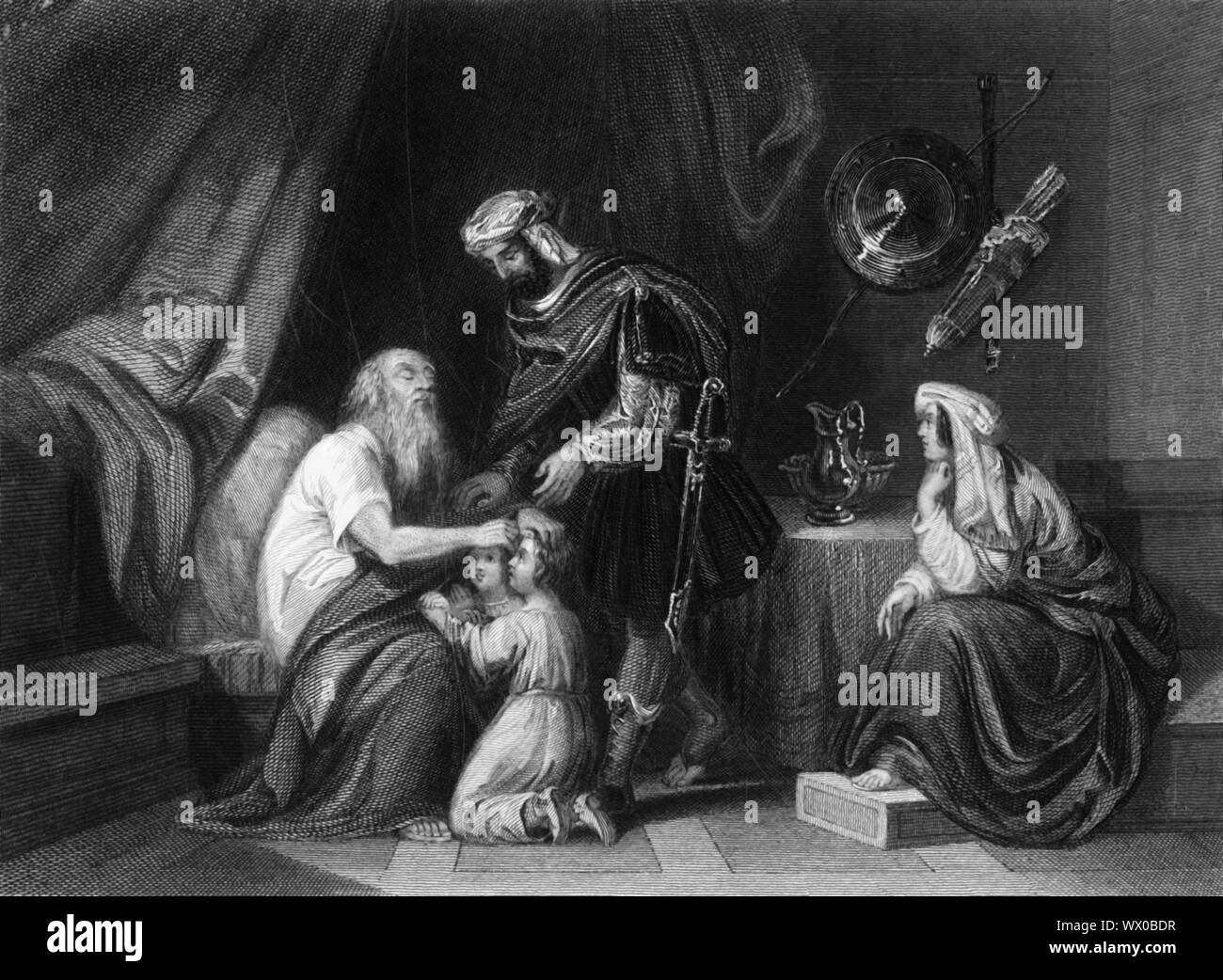 Isaac blesses jacob hi-res stock photography and images - Alamy
