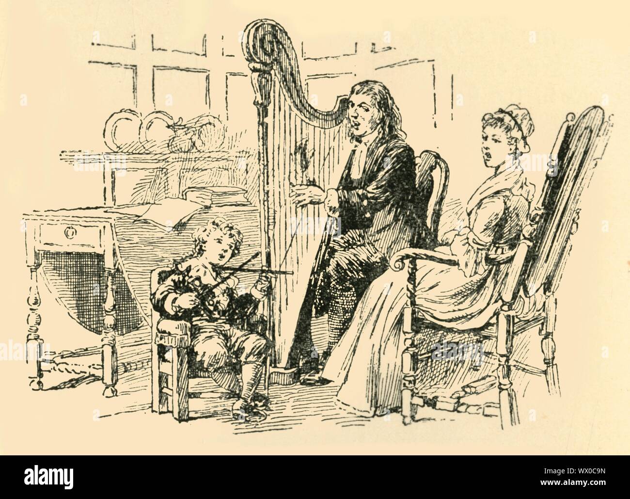 'He was imitating the playing of a violin', (1907). Mathias Haydn ...