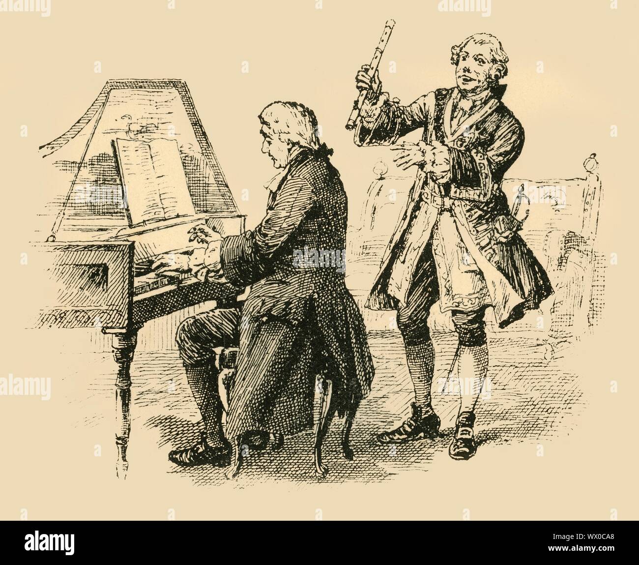 Playing piano behind hi-res stock photography and images - Alamy