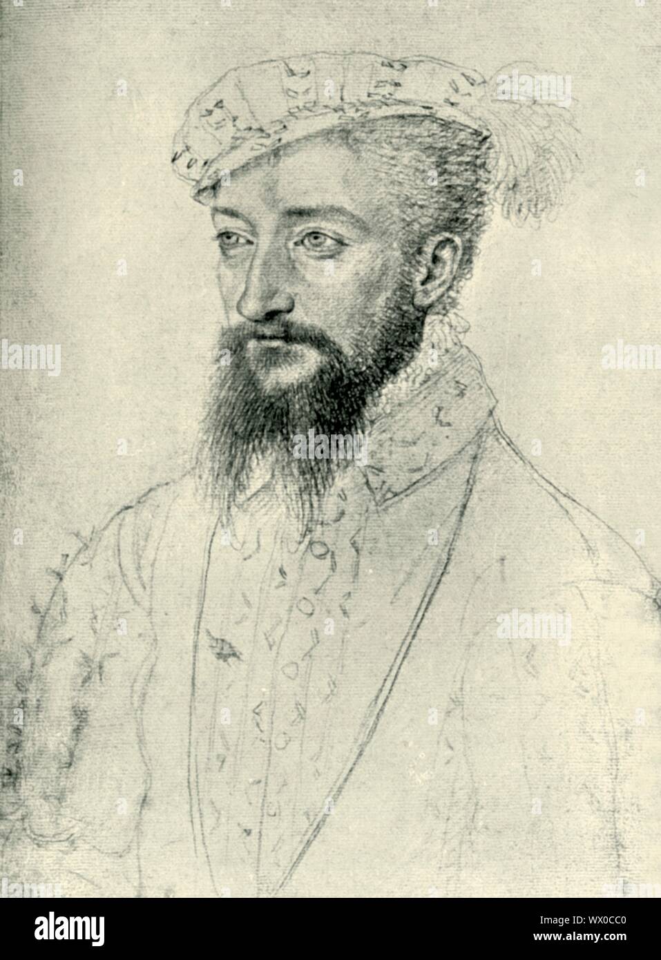 Antoine de Bourbon, King of Navarre, 1548, (1907). Portrait of Antoine ...
