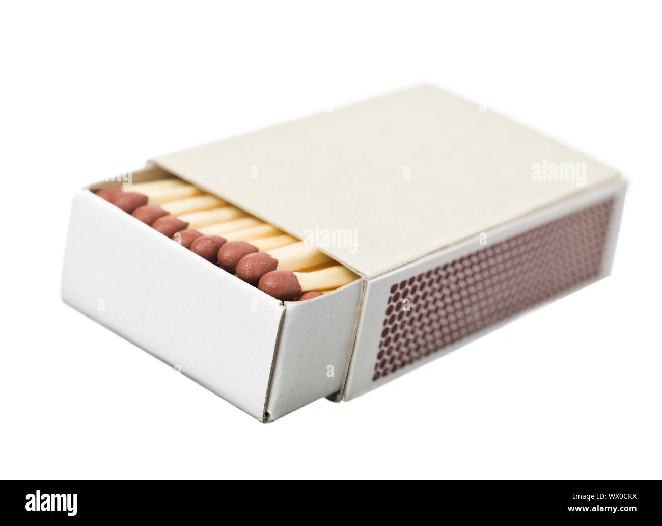 Box of Safety Matches on white background Stock Photo - Alamy