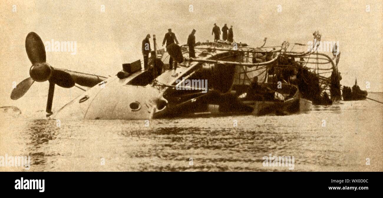 'Loss of H.M.S. Gladiator', 1908, (1933). On 25 April 1908, during a ...
