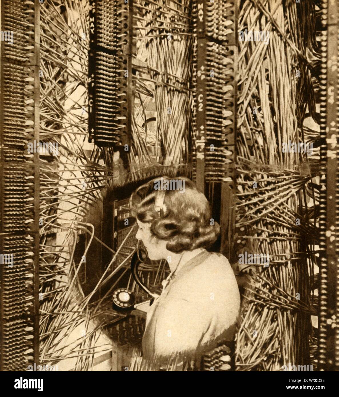 Mayfair telephone exchange hi-res stock photography and images - Alamy