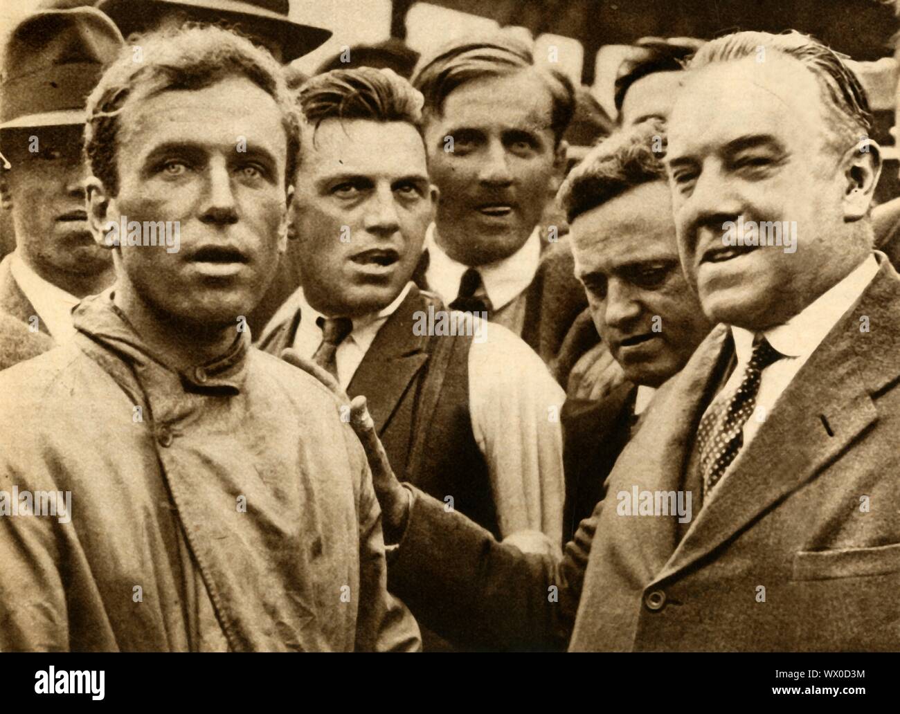 Jim Mollison at Croydon Airport, 1931, (1933). 'On August 6, 1931 ...
