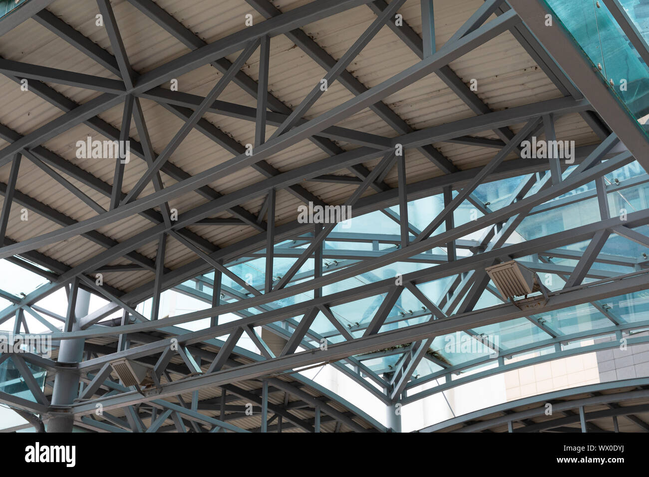 Modern awning or velarium for open air performances, roof construction ...