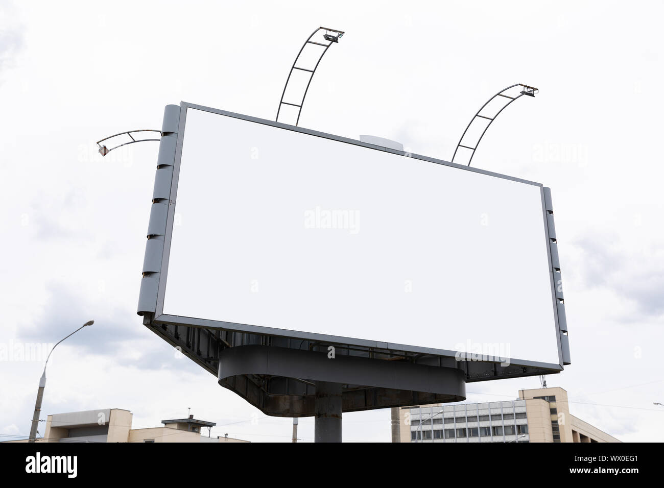 Big billboard in city centre for your advertisment Stock Photo - Alamy