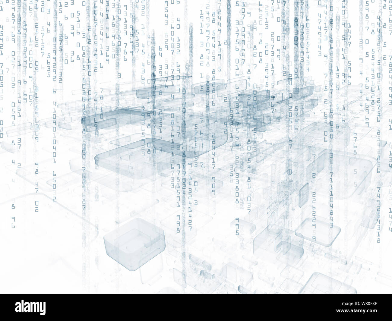 Visually attractive backdrop made of numbers and design elements ...