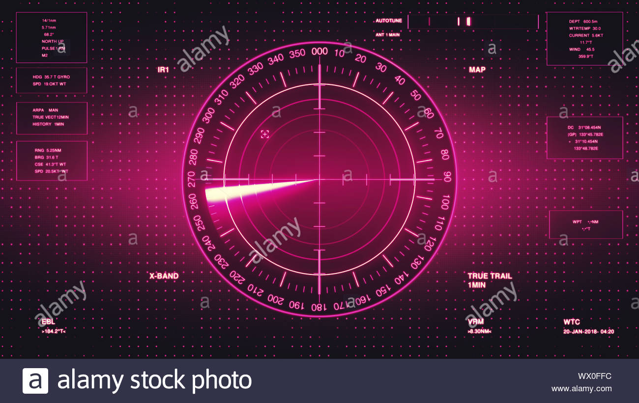Submarine Sonar Screen Stock Photos & Submarine Sonar Screen Stock ...