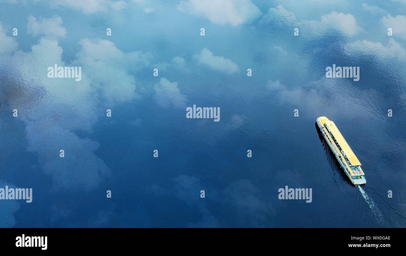 Aerial view white river cruise hi-res stock photography and images - Alamy