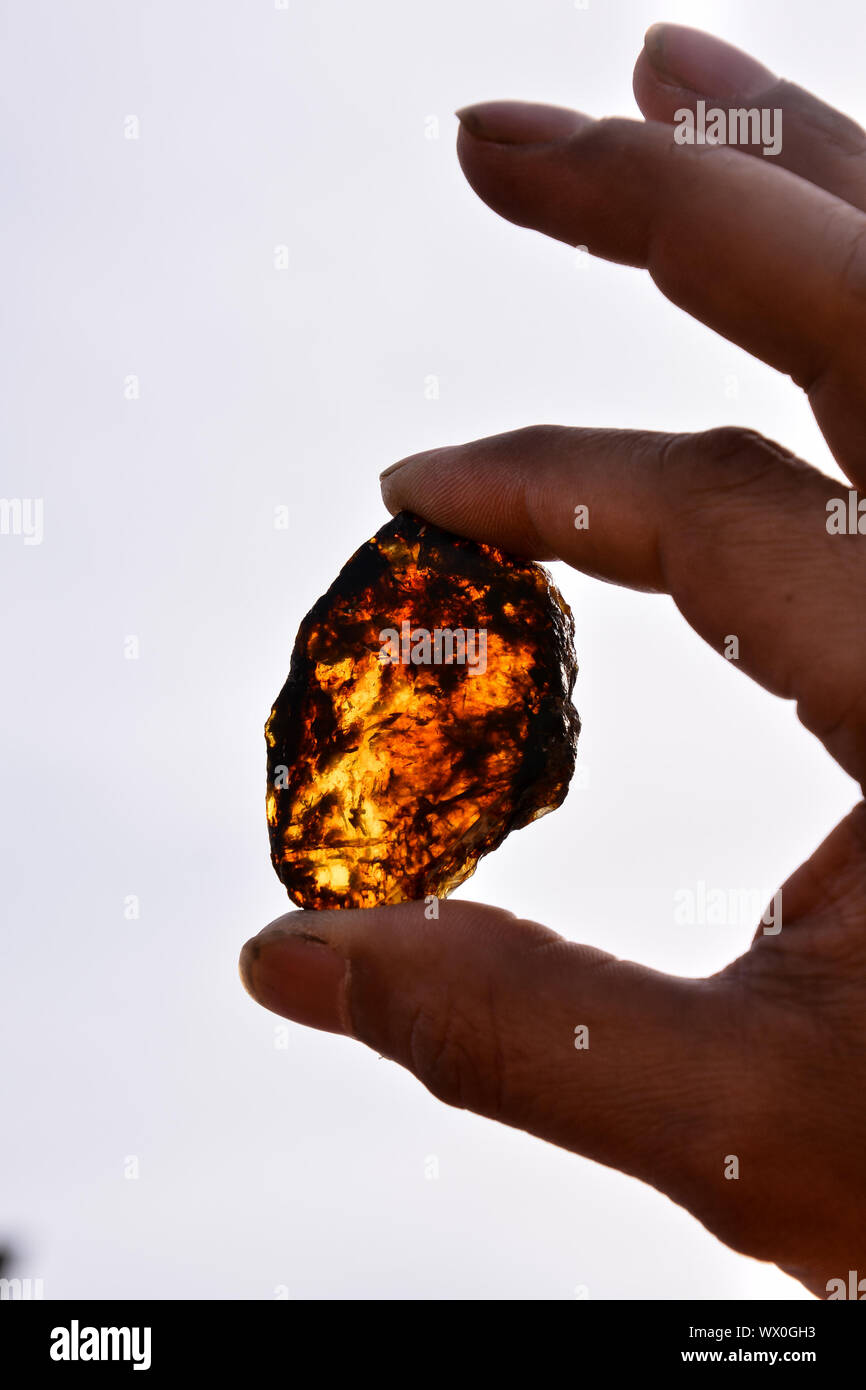 Semi Precious Rock Stone Jewel Stock Photo - Alamy