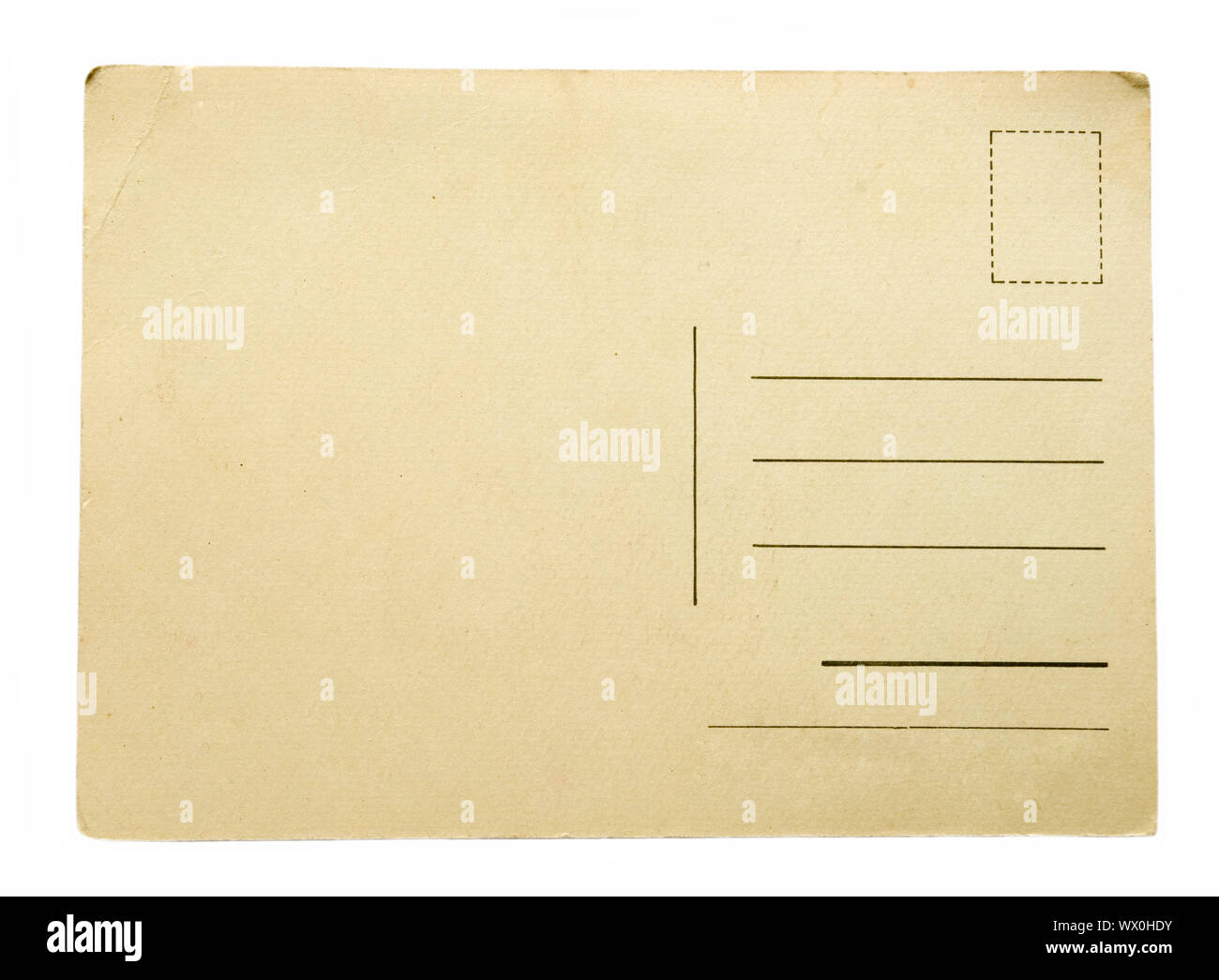 Blank vintage postcard ready for text Stock Photo - Alamy