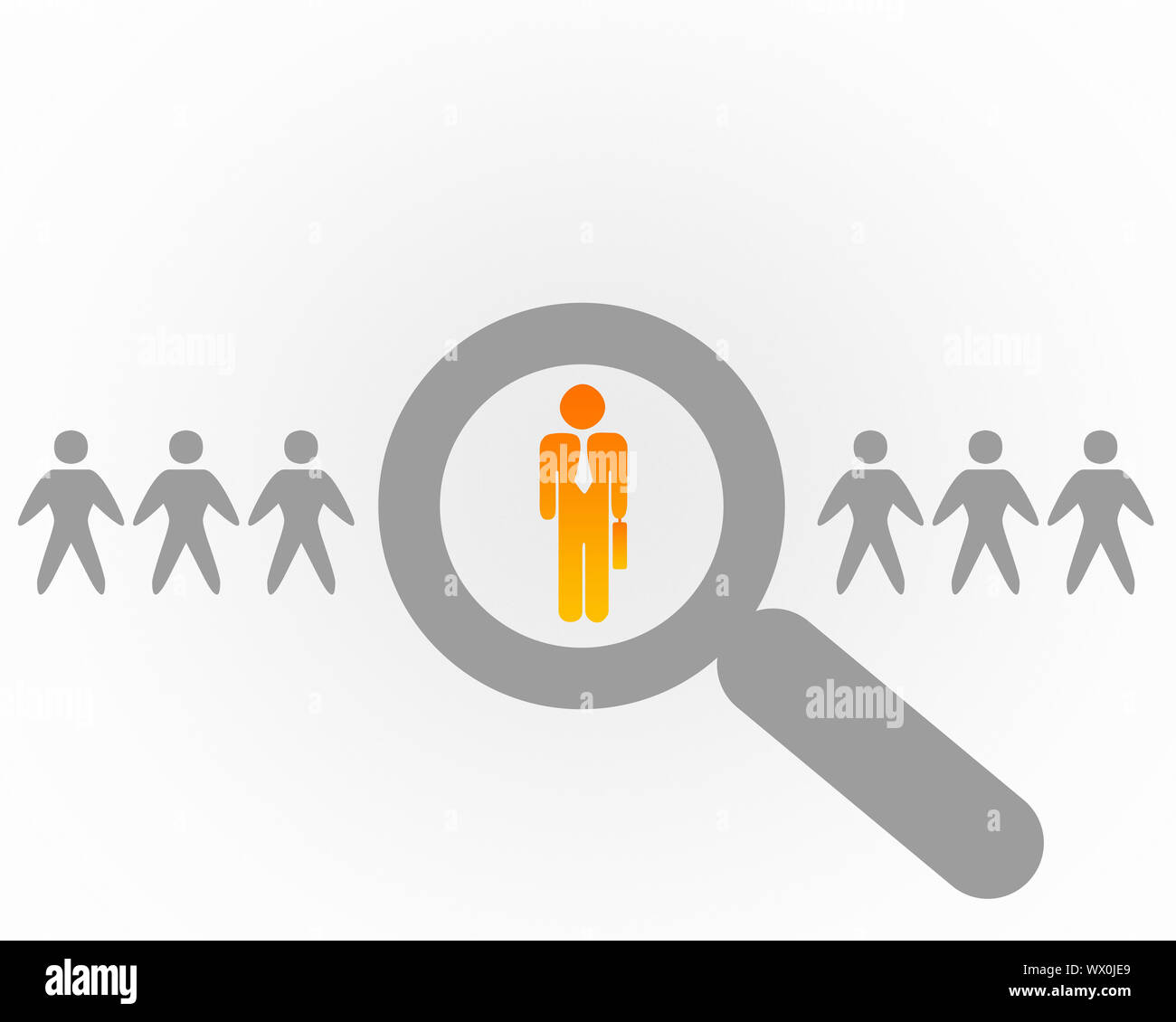 Blue sign employee symbol icon Cut Out Stock Images & Pictures - Alamy