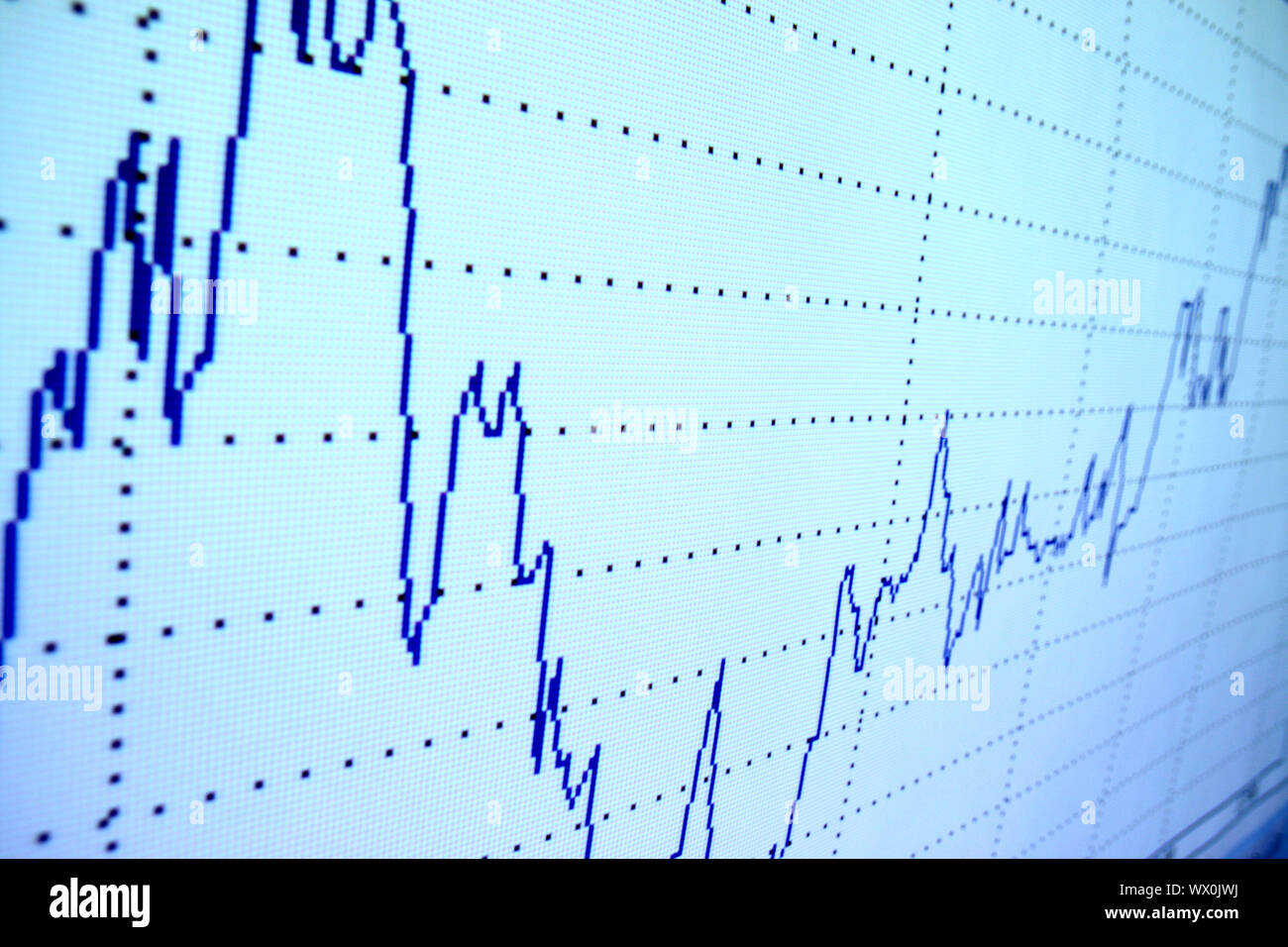 financial graph of investment growth Stock Photo - Alamy