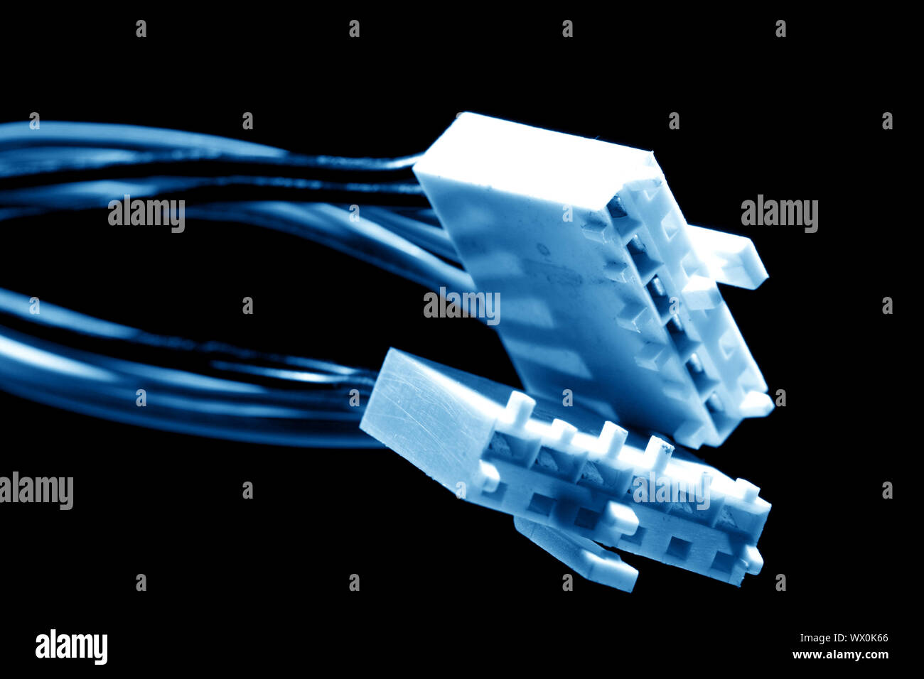 connection wires macro close up Stock Photo - Alamy