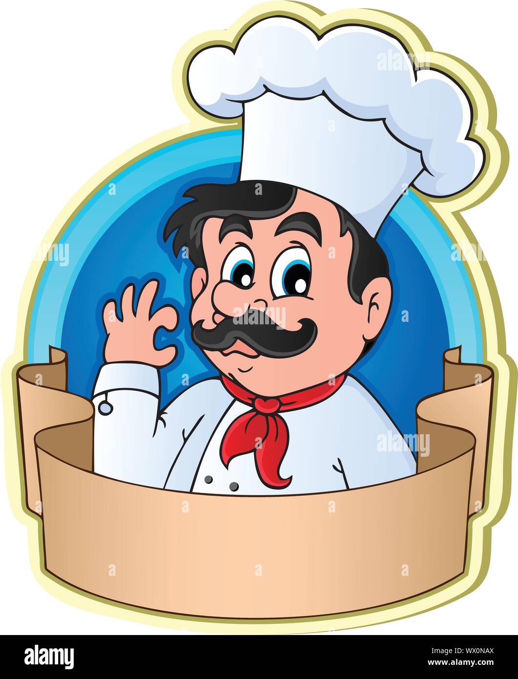 Chef theme image 3 Stock Vector Image & Art - Alamy