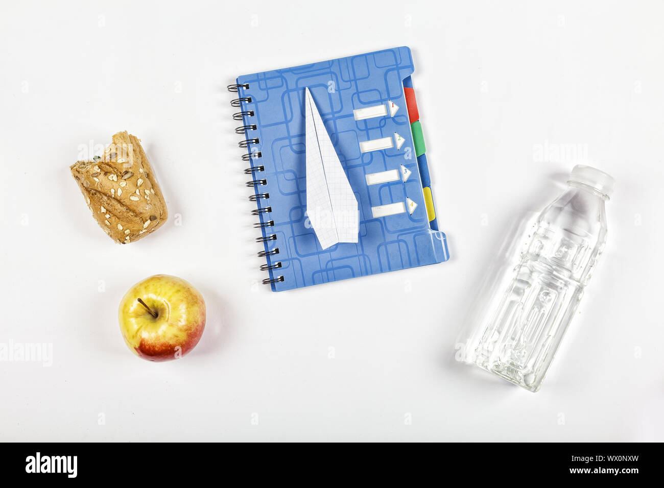 Back to school, notebook, school snack. accessories, notepad ...
