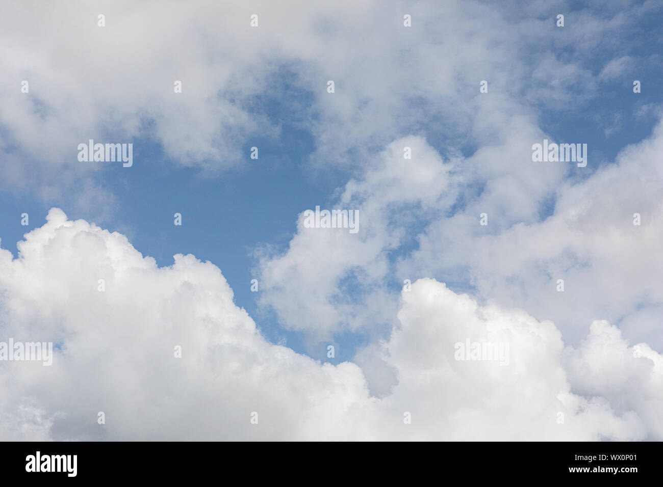 Aerial view of blue sky on good weather day Stock Photo - Alamy