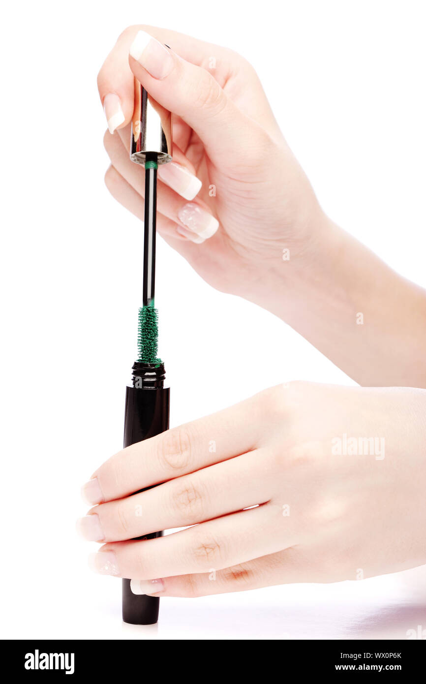 Hand mascara isolated hi-res stock photography and images - Alamy